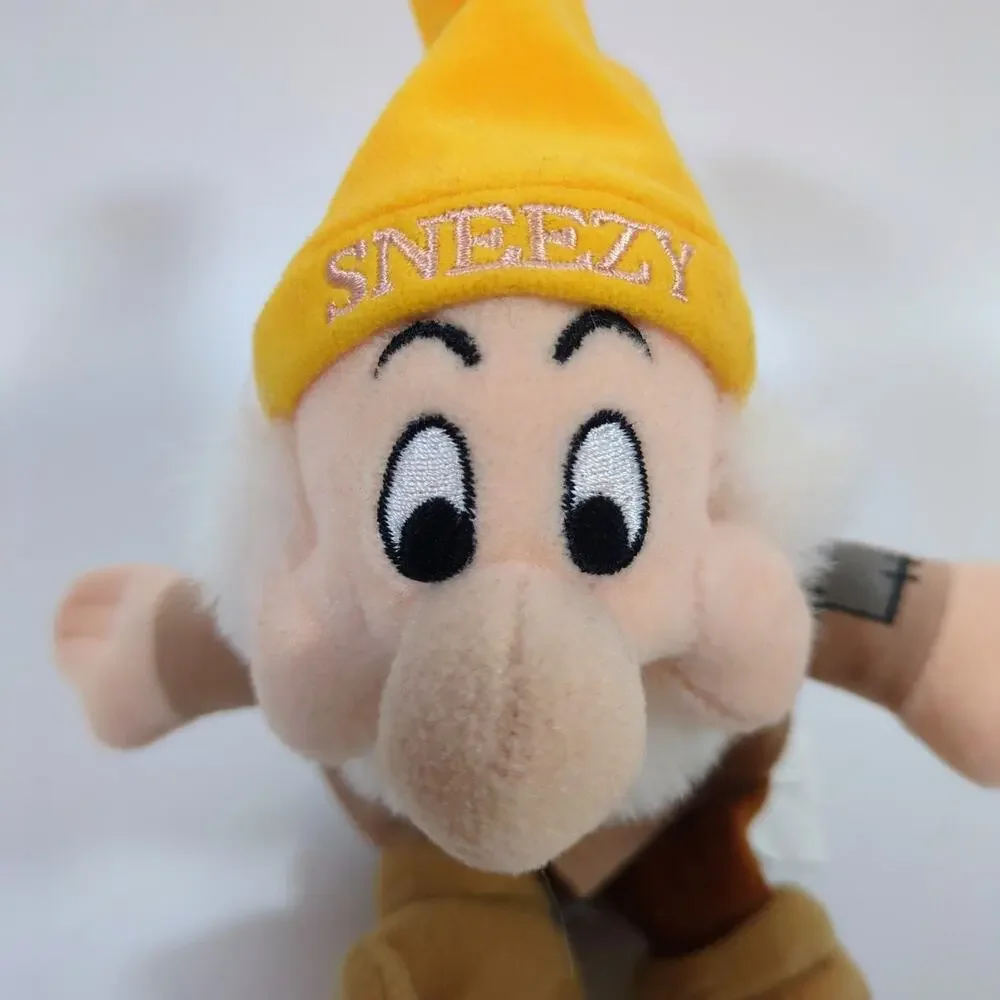 Disney | Toys | Disney Sneezy Plush Toy Snow White Seven Dwarfs Stuffed ...